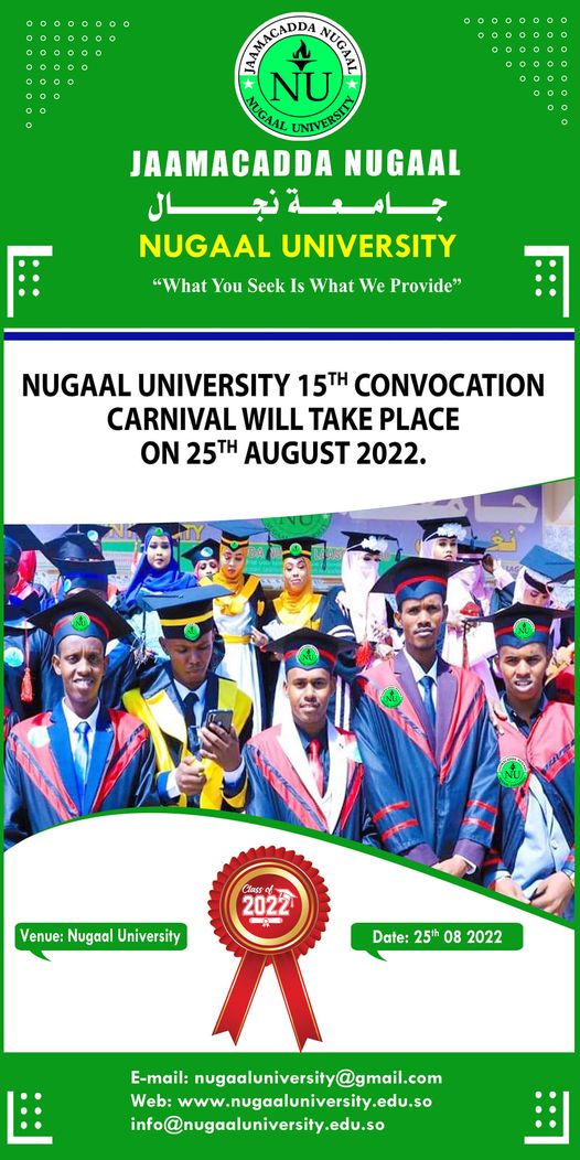 Nugaal Univeristy | What you seek what we provide